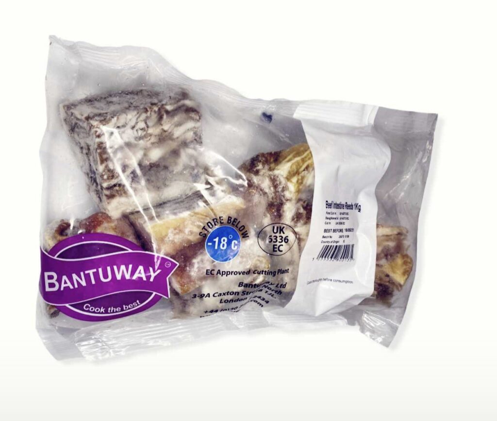 Frozen Beef Intestine Reeds (Abodi)